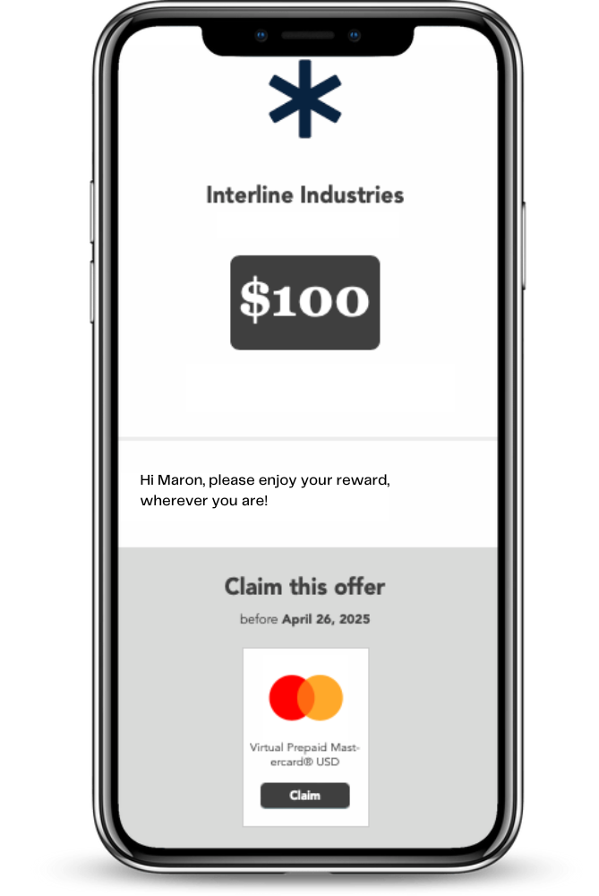 USD Virtual Prepaid Mastercard® | Giftbit